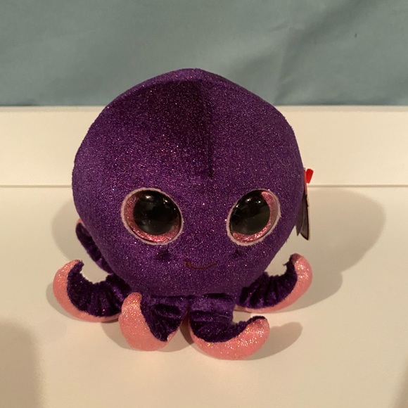 Ty | Toys | Rare Inky The Octopus Ty Beanie Boo | Poshmark